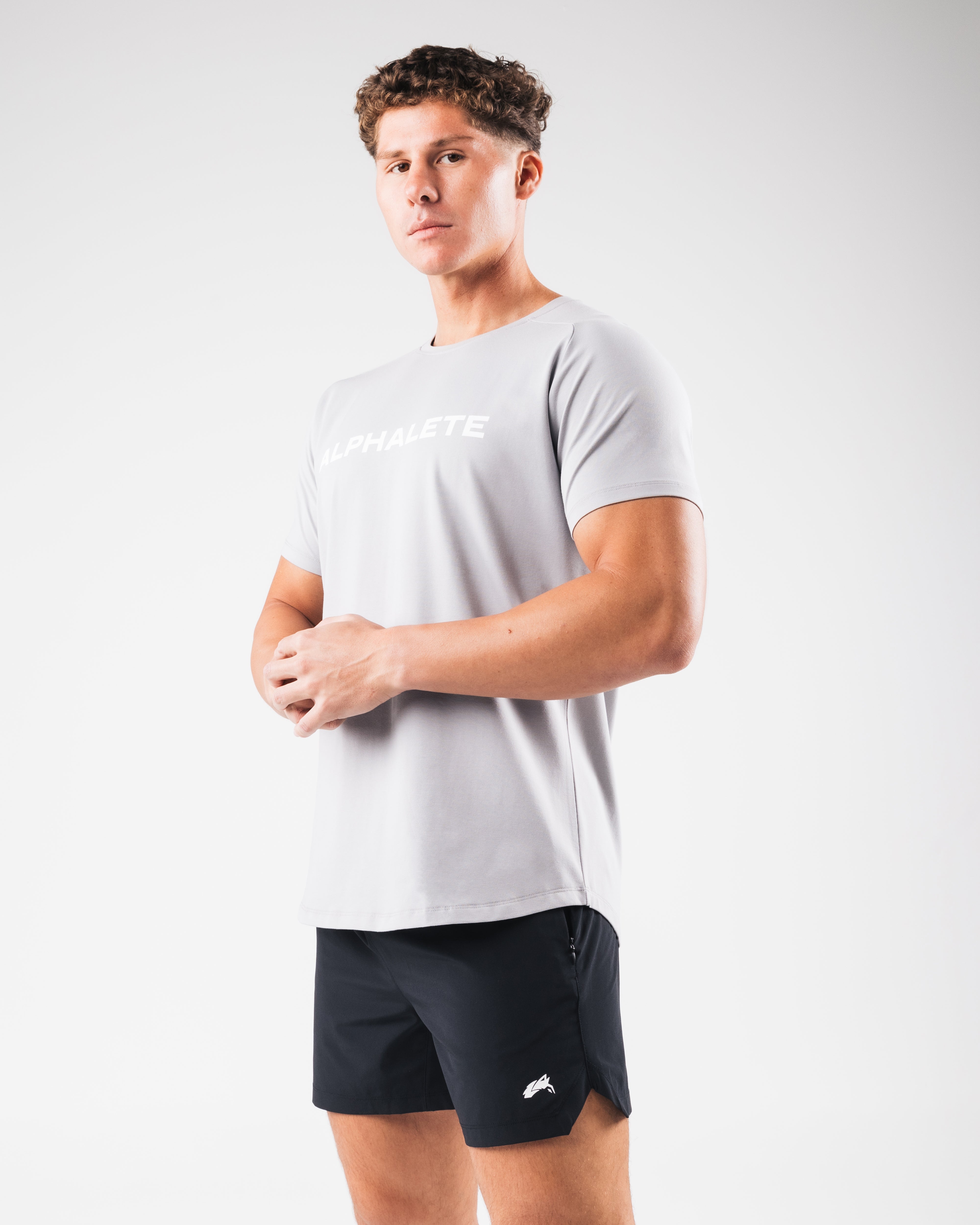 Core Tee - Chrome – Alphalete Athletics UK