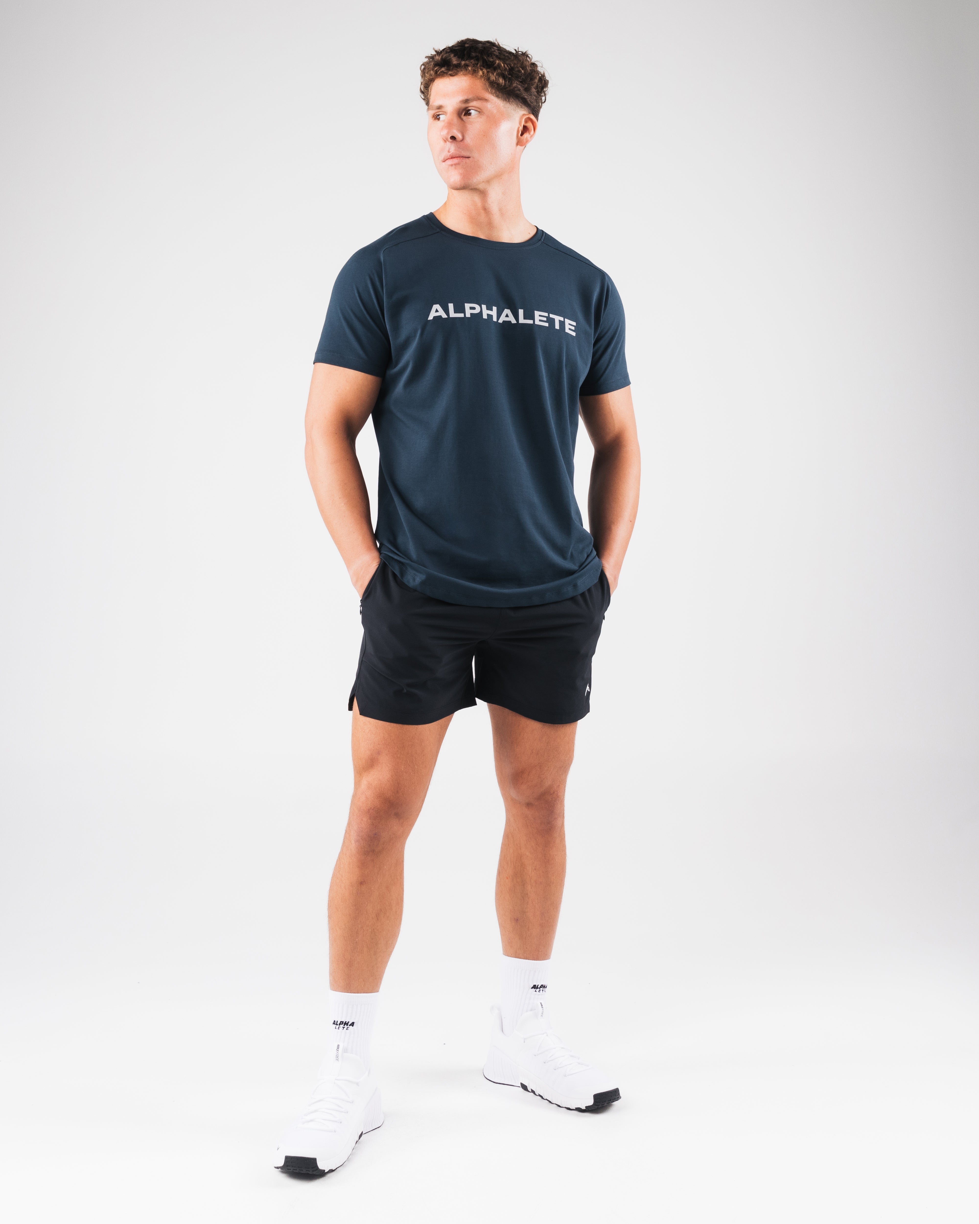 Core Tee - Deep Navy – Alphalete Athletics UK