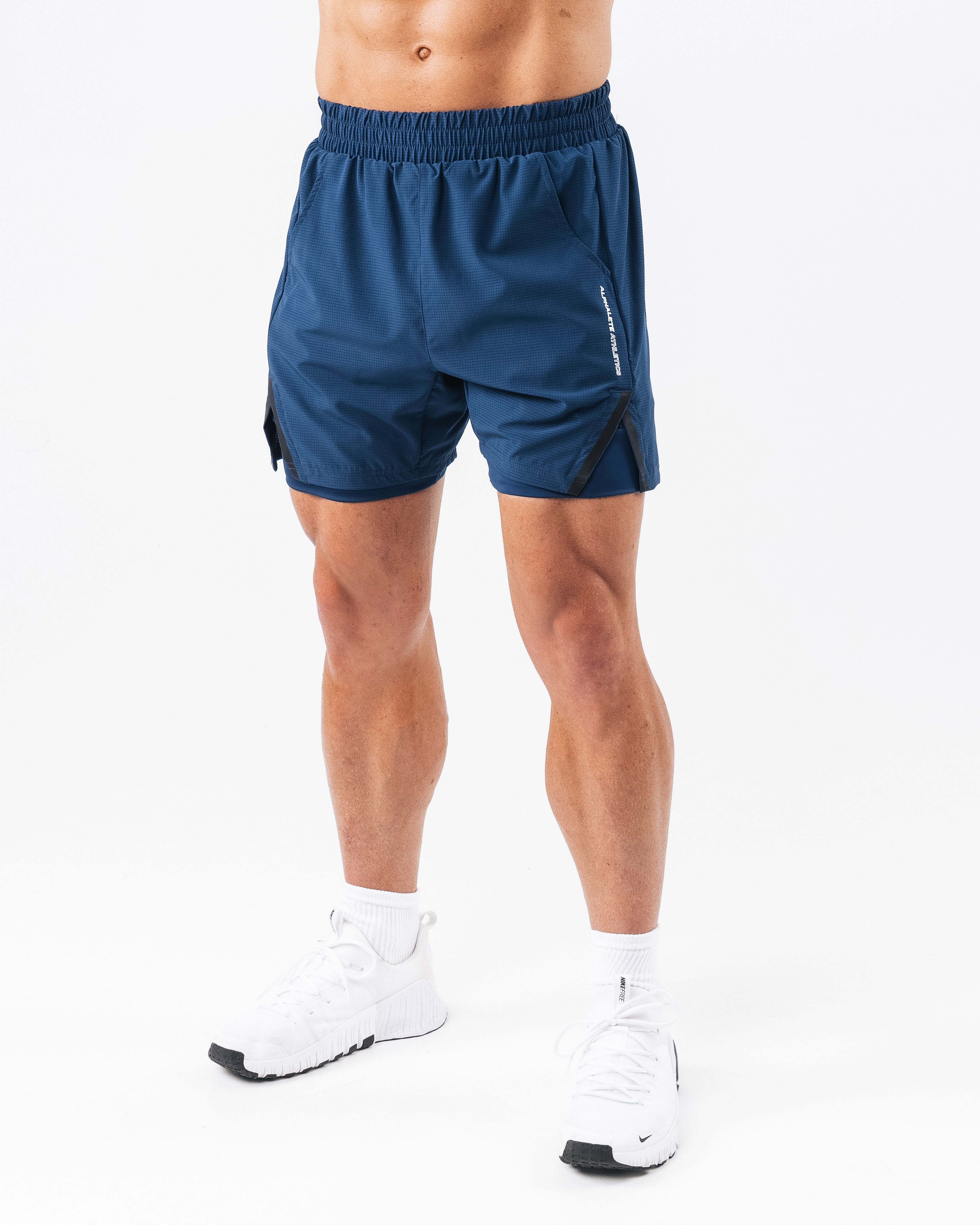 Infinity Short - Denim – Alphalete Athletics UK