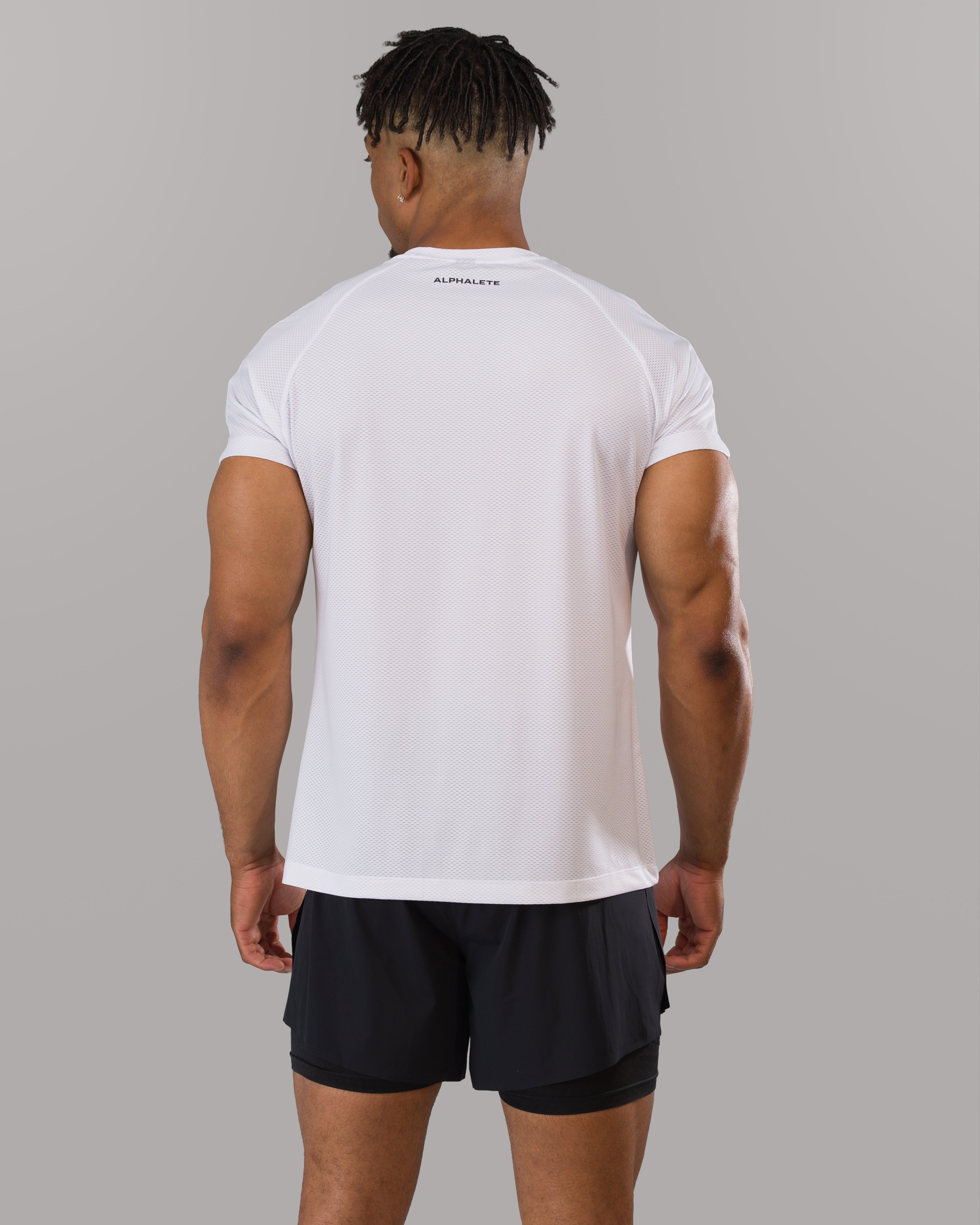 Base Tee - White – Alphalete Athletics UK