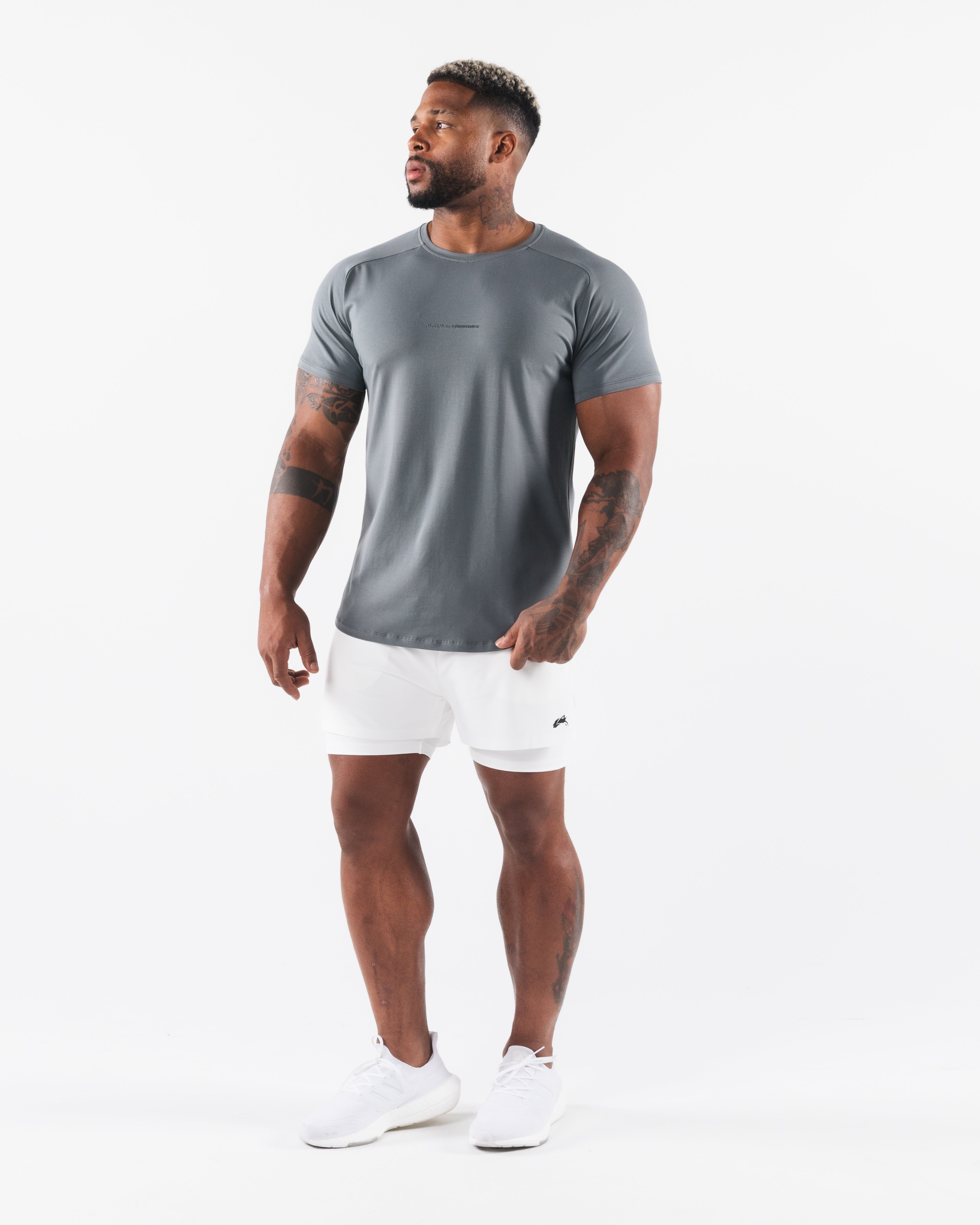 Core Tee - Ash – Alphalete Athletics UK